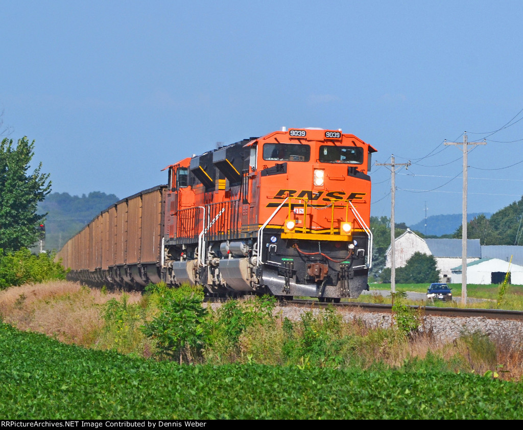 BNSF 9039, CP's Tomah Sub.